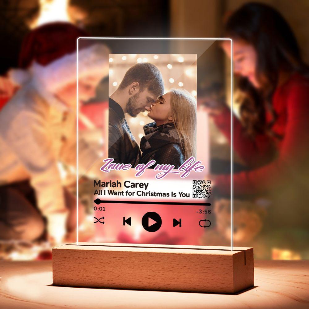 Personalized Video Plaque Scannable QR Code Customized Photo and Text ...