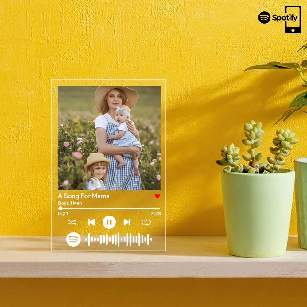 Personalized Spotify Code Music Plaque Big Picture Acrylic Art Spotify Plaque | MySpotifyGiftsUK