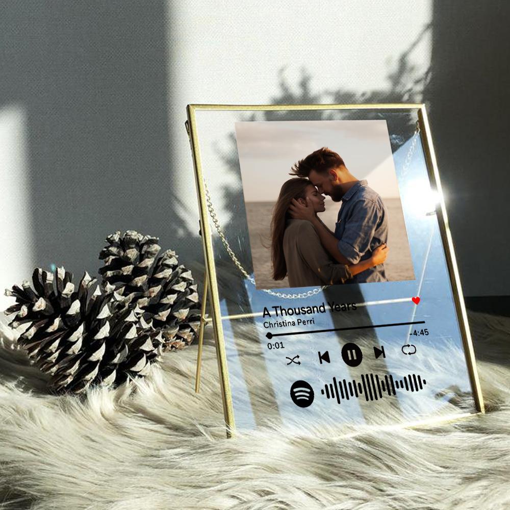 Personalized Spotify Code Music Plaque Spotify Acrylic Scannable Glass Art Spotify Plaque with ...