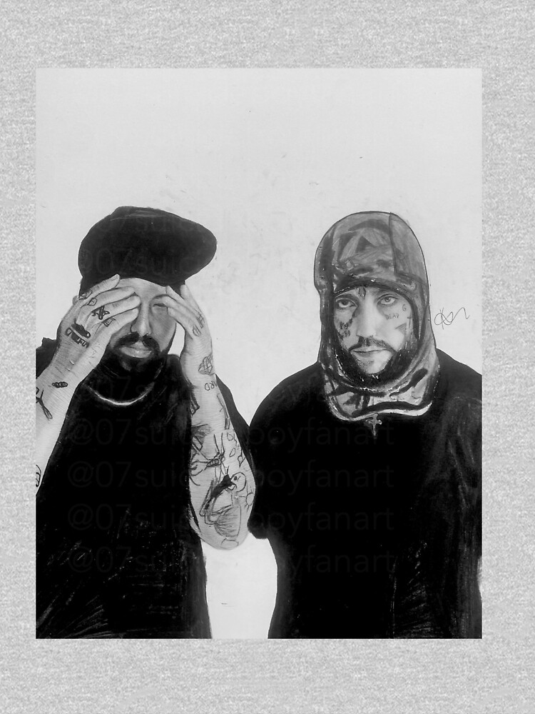 Scrim & Ruby $uicideboy$ Suicideboys Fanart Zipped Hoodie | Suicide ...