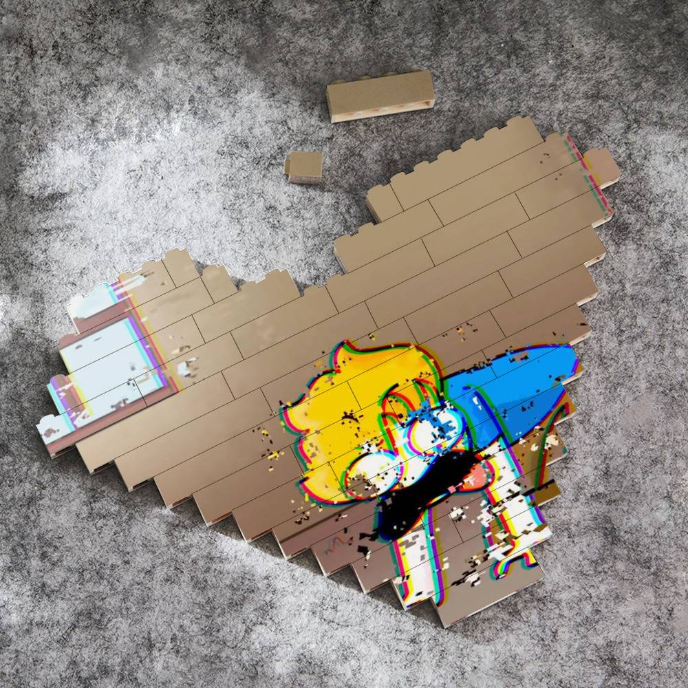 Haminations Merch Heart Shape Building Block Gift for Fans ...