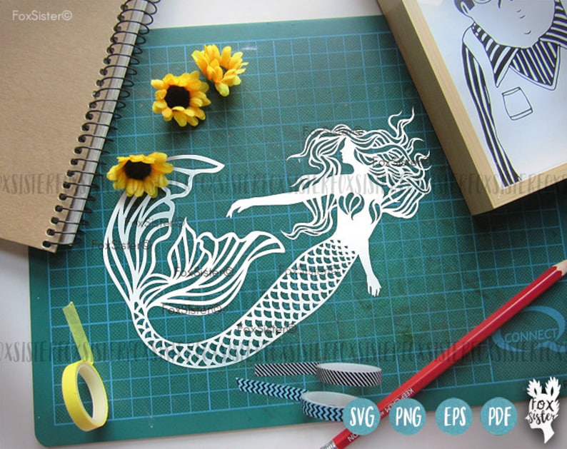 Download Mermaid SVG Bundle Mermaids SVG Cut Files Mermaid Tail Svg ...