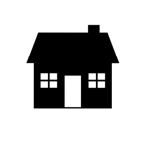 House Svg Free, Mini House With Two Windows And Chimney Free SVG File ...