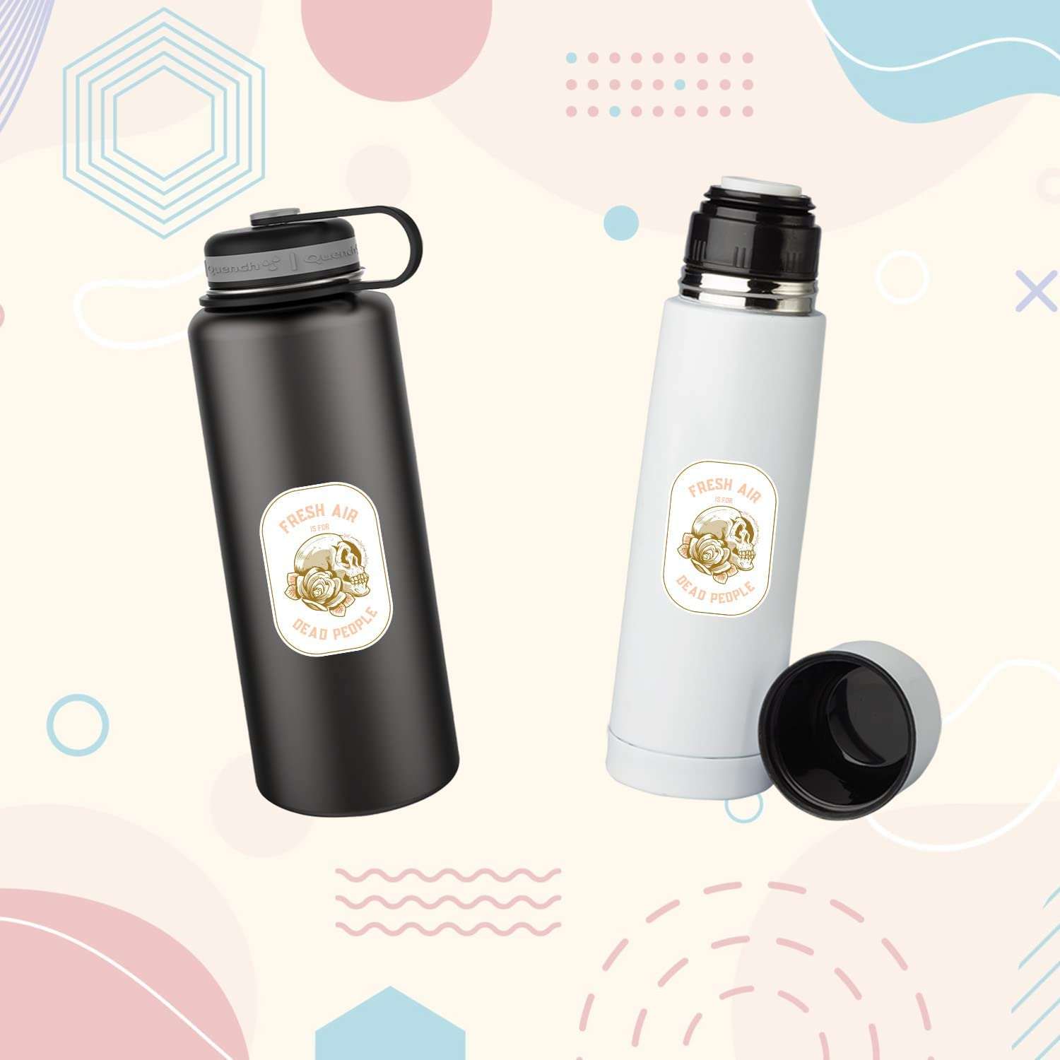 Get Perfect Morbid Podcast Merch Fresh Air is for Dead People Design ...