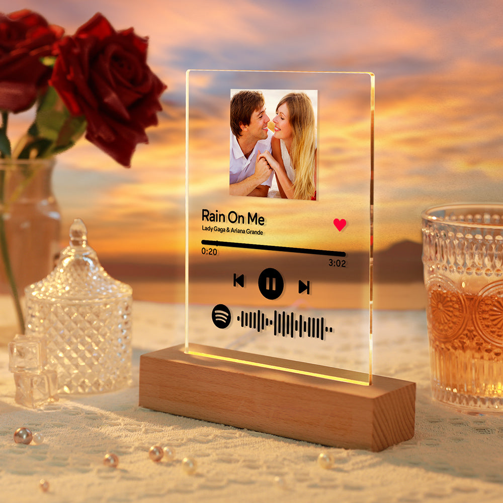 Spotify Glass - Personalisiertes Spotify Code Music Plaque Nachtlicht ...