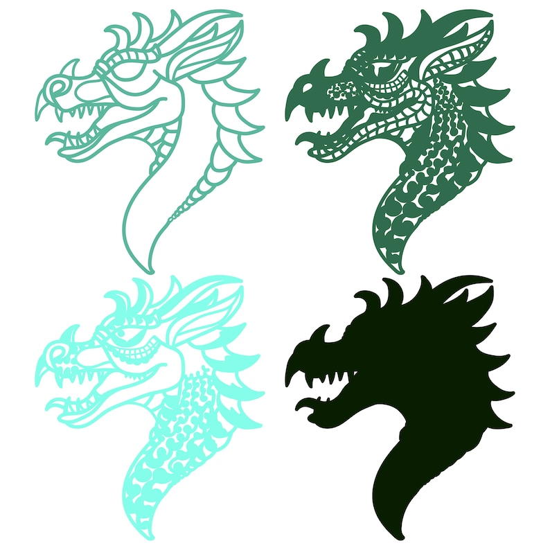 Dragon Svg, Dragon 3D Layer SVG Digital Dragon | dragonsvg.com