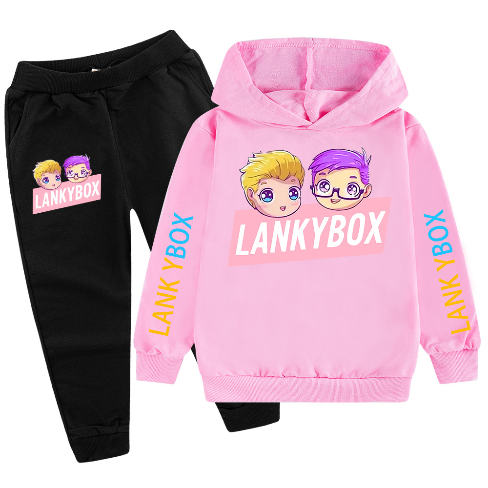 LANKY BOX Children's clothing set hoodie + pants Lankybox Hoodie ...