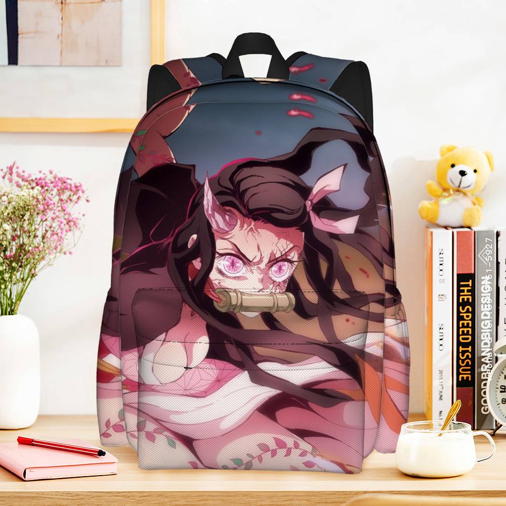 Nezuko Backpack, Funny Nezuko Backpack, Waterproof Schoolbag for Kids ...