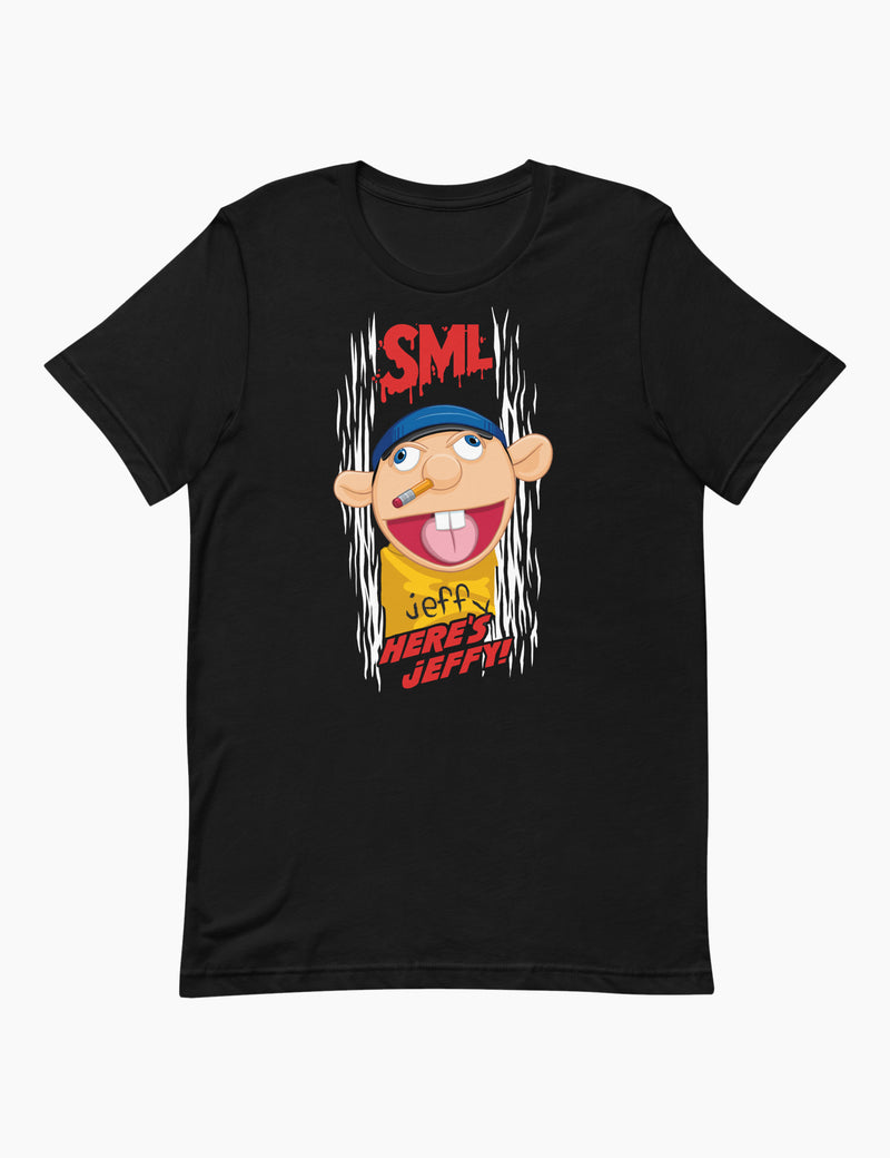 Sml Jeffy Shirt, SML Here's Jeffy T-Shirt | smlmerch.shop
