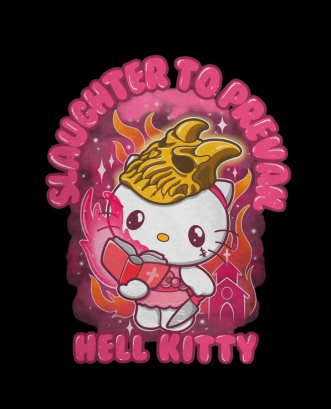 Slaughter To Prevail Hoodie Classic Celebrity Hoodie Hell Kitty Hoodie ...