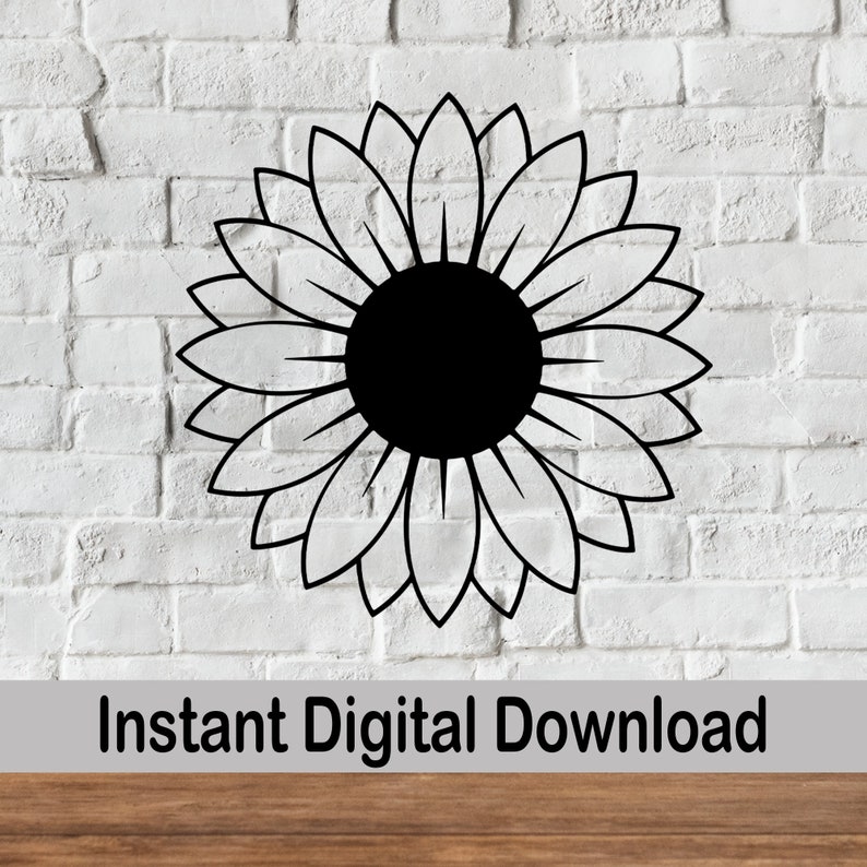Sunflower Svg Free High Quality Perfect For Your Design Sunflowersvg